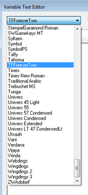 Font family, style issues - FusionPro® VDP Creator - FusionPro User Community
